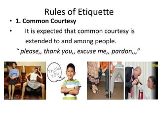 Global etiquette rules | PPTX