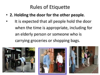 Global etiquette rules | PPTX