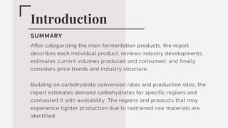 Global fermentation for ingredients market 2024 | PPT