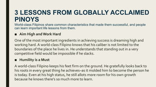 Global filipinos | PPTX