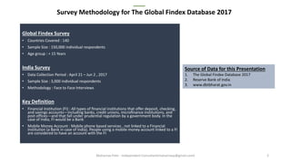 The Global Findex Database - India Analysis | PPT