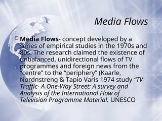 Global Flow lecture - Global Flow lecture | PPT