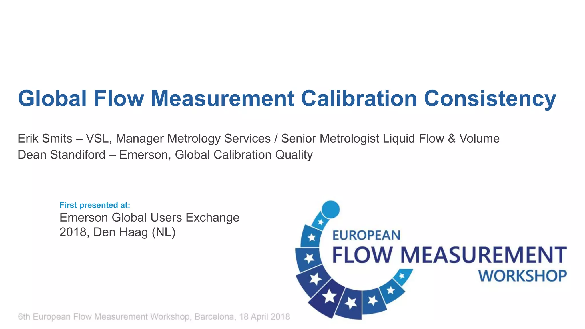 Global flow measurement consistency | PPT