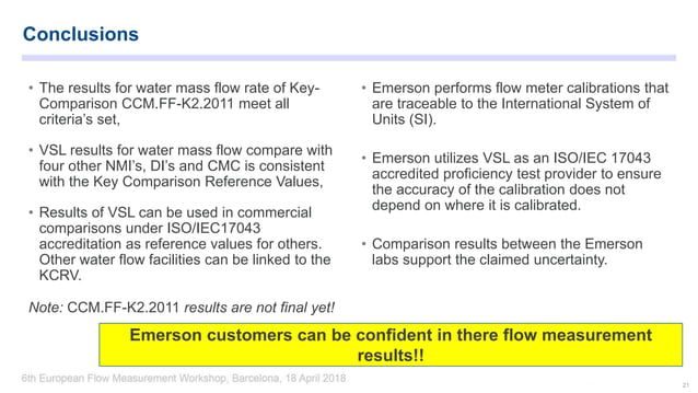Global flow measurement consistency | PPT