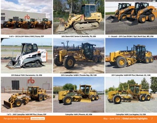 Ritchie Bros. auction highlights - May & Jun 2016 | PDF