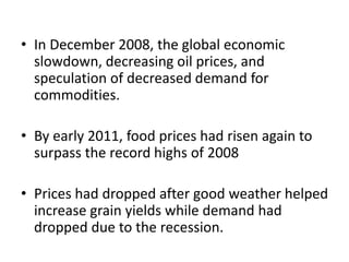 Global food crisis | PPTX