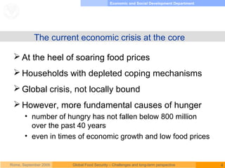 Global Food Security - Challenges and long-term perspective | PPT