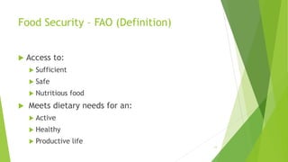 Global Food Security | PDF