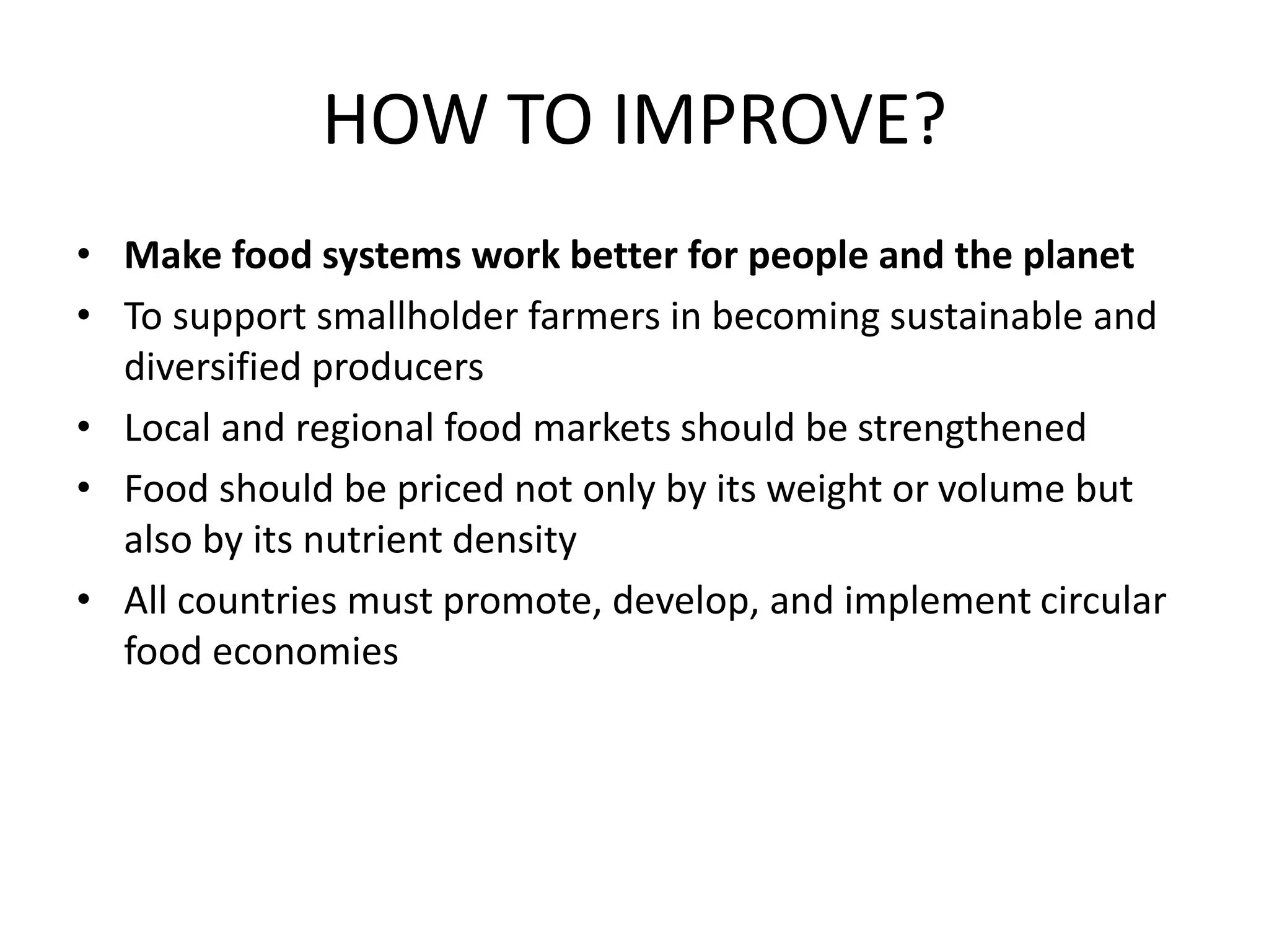 Global food security | PPTX