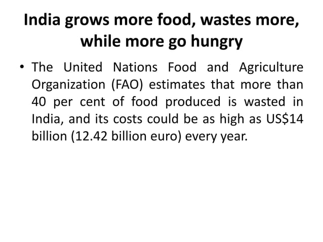 Global food security | PPTX