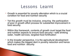 Global Food Security: Challenges and Response | PPT