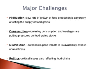 Global Food Security: Challenges and Response | PPT