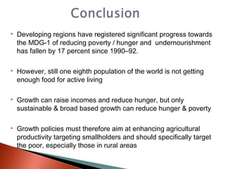 Global Food Security: Challenges and Response | PPT