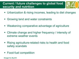 Global food security and nutrition landscape | PPT