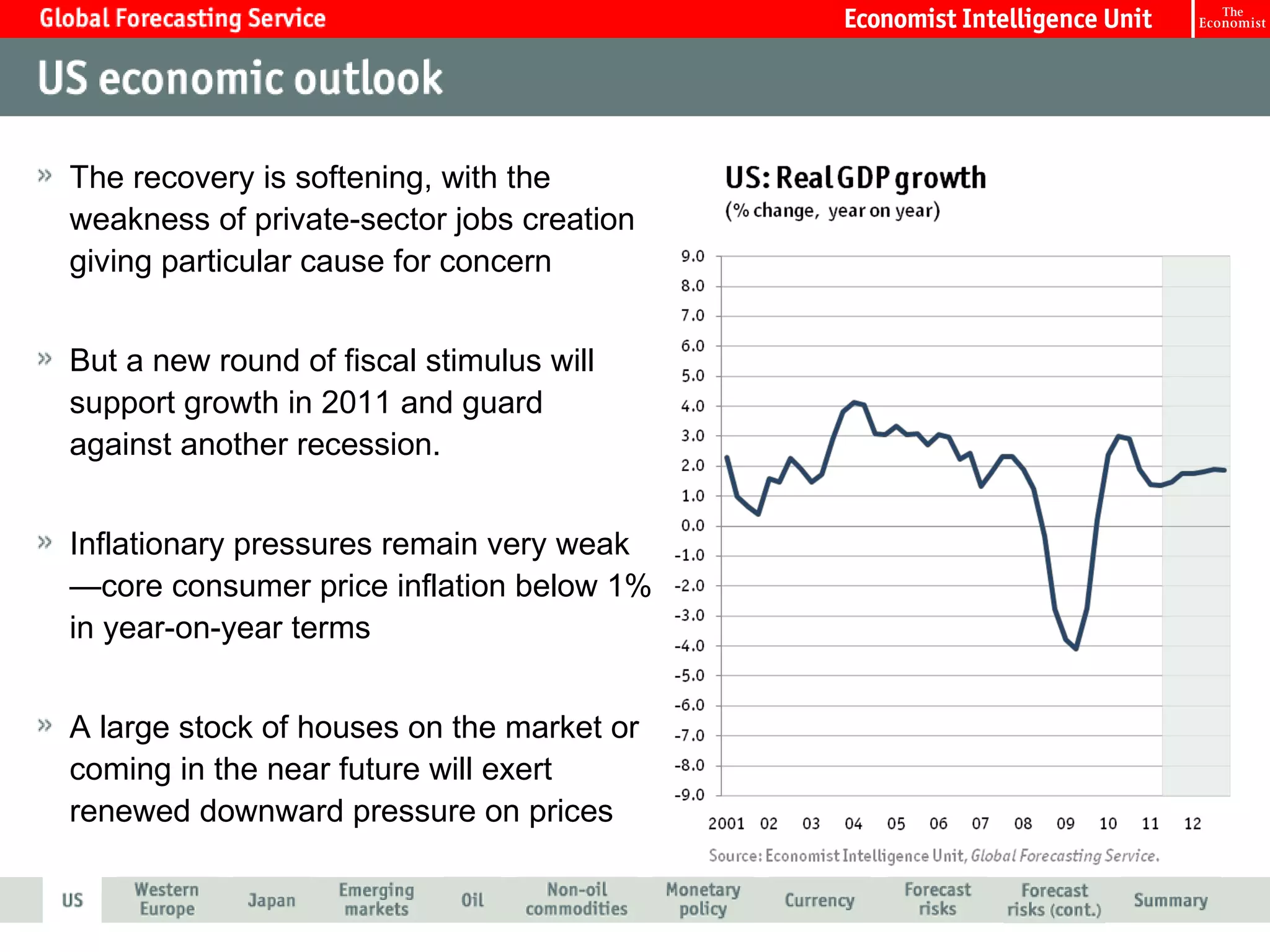 Global Forecasting December 2010 | PPT | Currencies | Economy