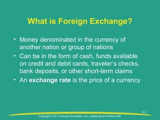 Global foreign Exchange Markets | PPT