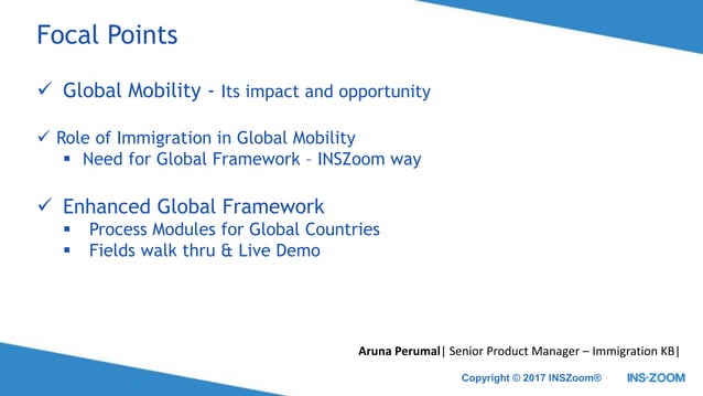 ZoomPower2017 - INSZoom Global Framework, Process Modules and Reports | PDF