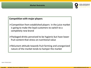 Global fruit juice market outlook 2024 | PPTX