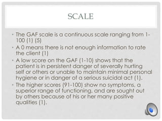 Global function of assessment presentation | PPTX
