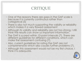Global function of assessment presentation | PPT