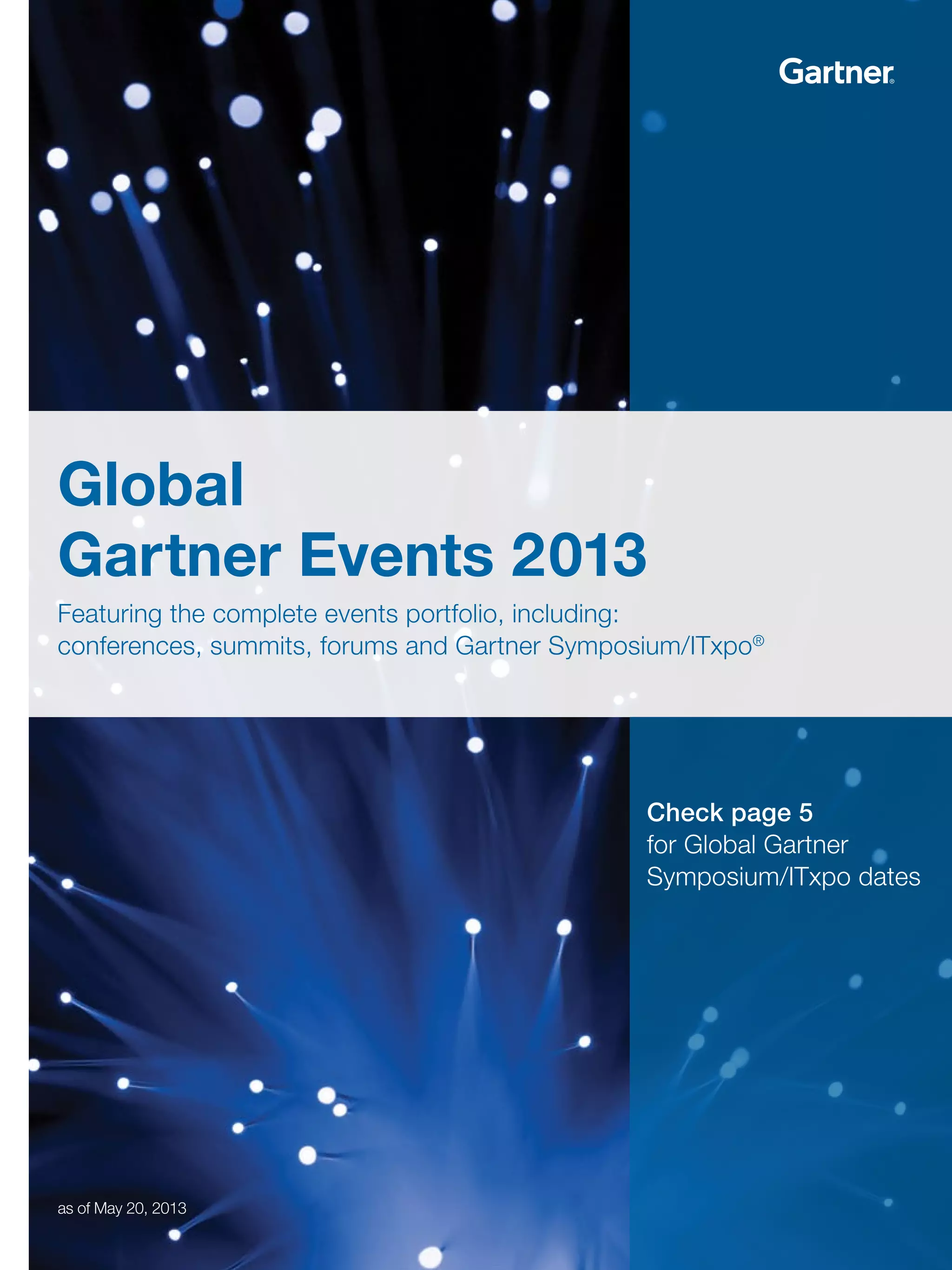 Global Gartner Event 2013 | PDF | Management Consulting Industry ...