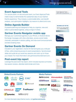 Global Gartner Event 2013 | PDF | Management Consulting Industry ...