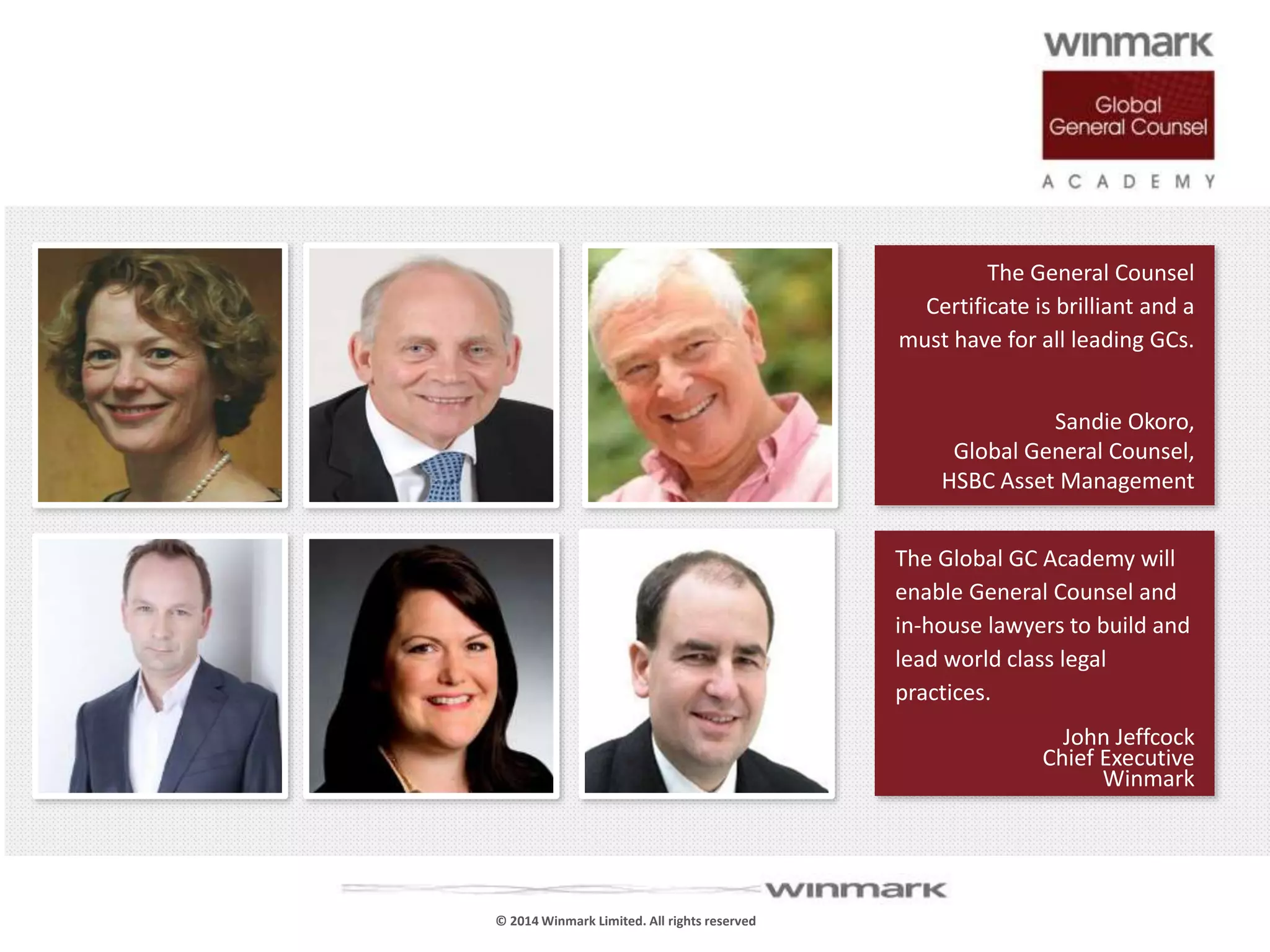 Global General Counsel Academy | PPT