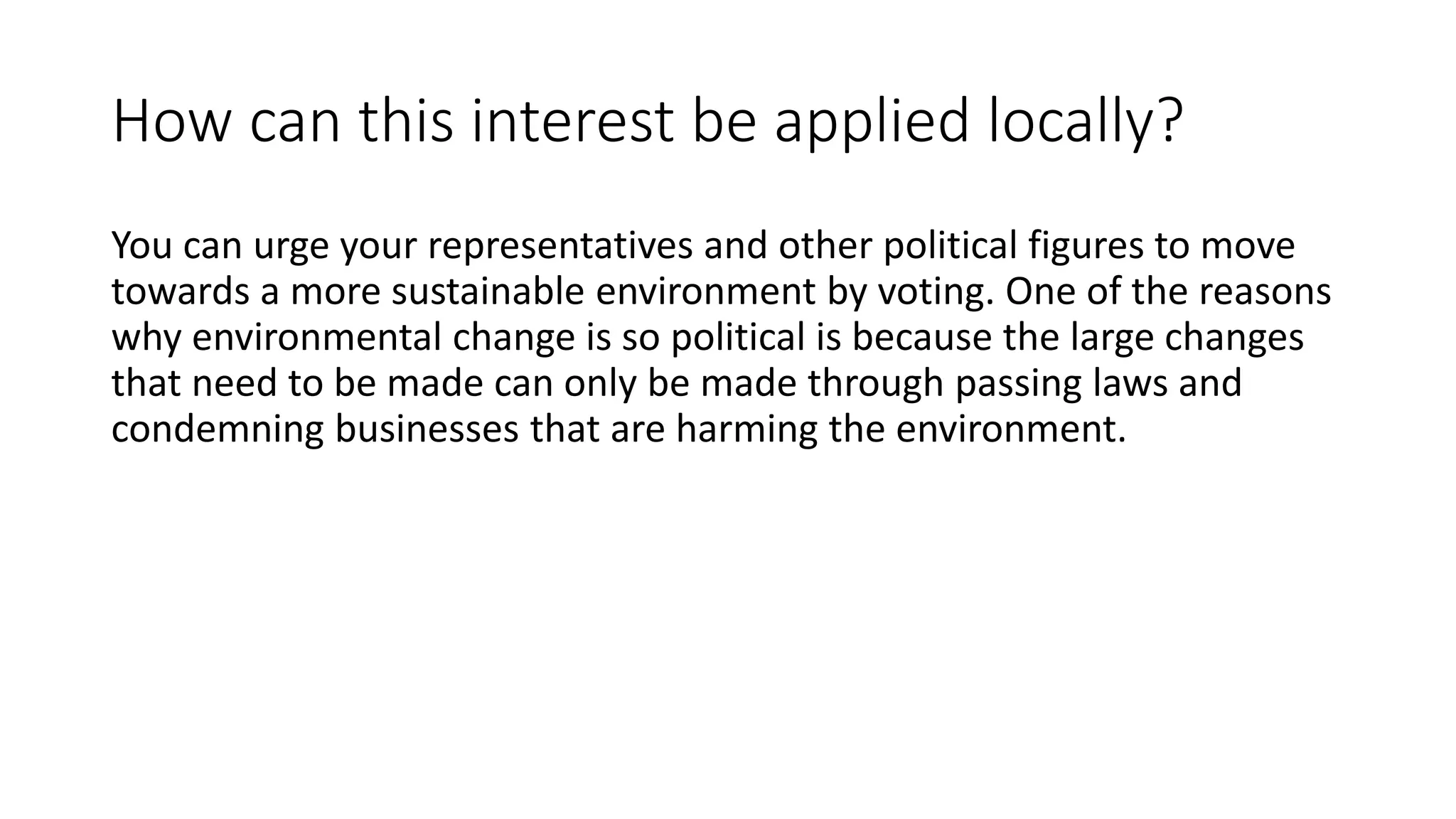 Ensuring Environmental Stability through Social Media | PPT