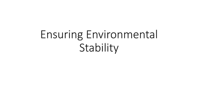 Ensuring Environmental Stability through Social Media | PPT