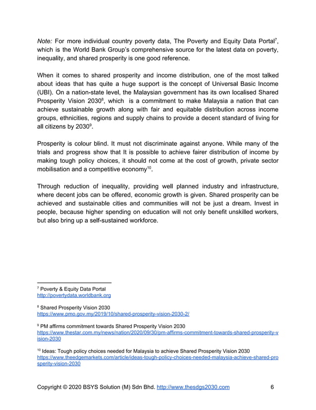 Global goals 5 pillars of Sustainable Development Goals (SDGs) | PDF