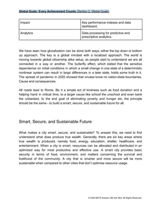 Global Goals: Every Achievement Counts (Section 2: Global Goals) | PDF