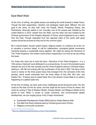 Global Goals: Every Achievement Counts (Section 2: Global Goals) | PDF