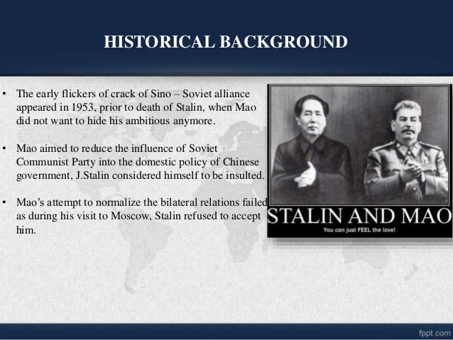 Sino-Soviet schism by Fuad Shahbazov