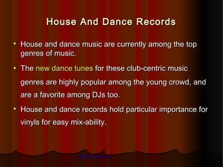 History Of Vinyls | PPT
