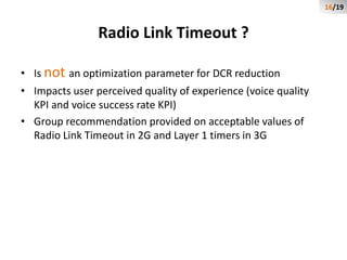 Global guidelines for 2G3G Voice Drop Call Rate Improvement.pdf Voice ...