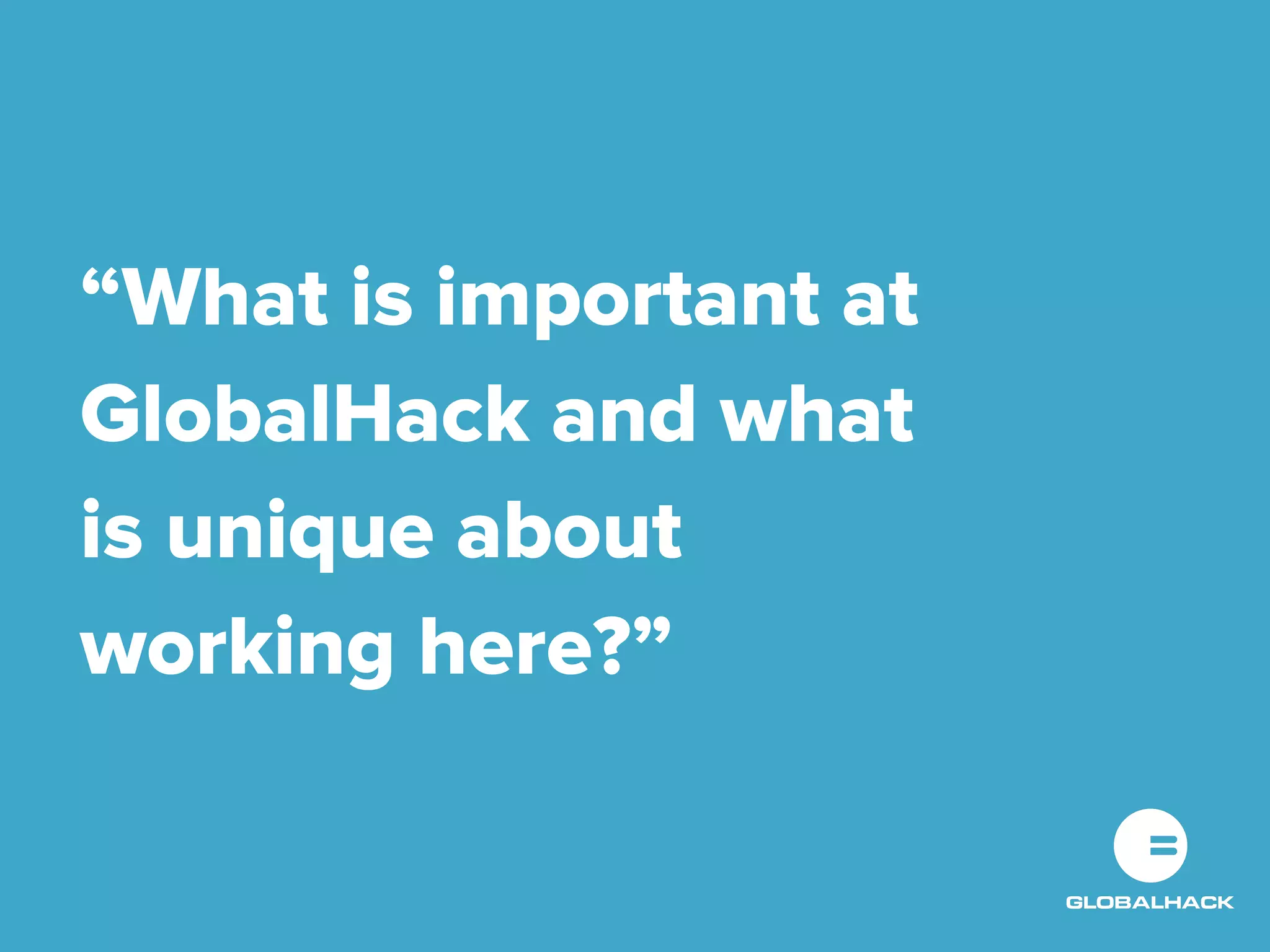 GlobalHack Core Values | PDF