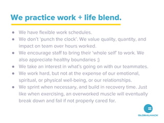 GlobalHack Core Values | PDF