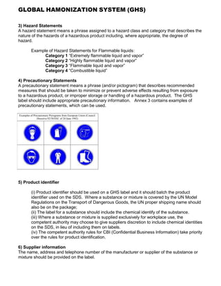 Global Harmonization System | PDF