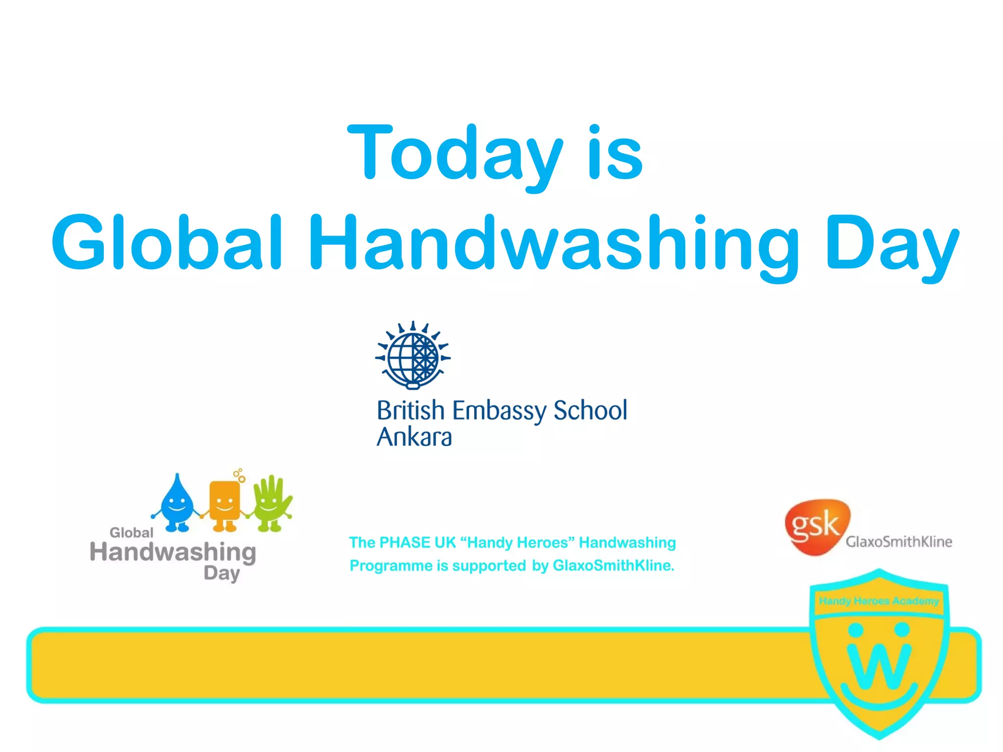 Global Handwashing Day powerpoint for primary school children | PPT