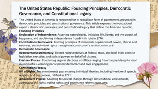 Global headwinds: United States – The 1000 Years Republic | PPT