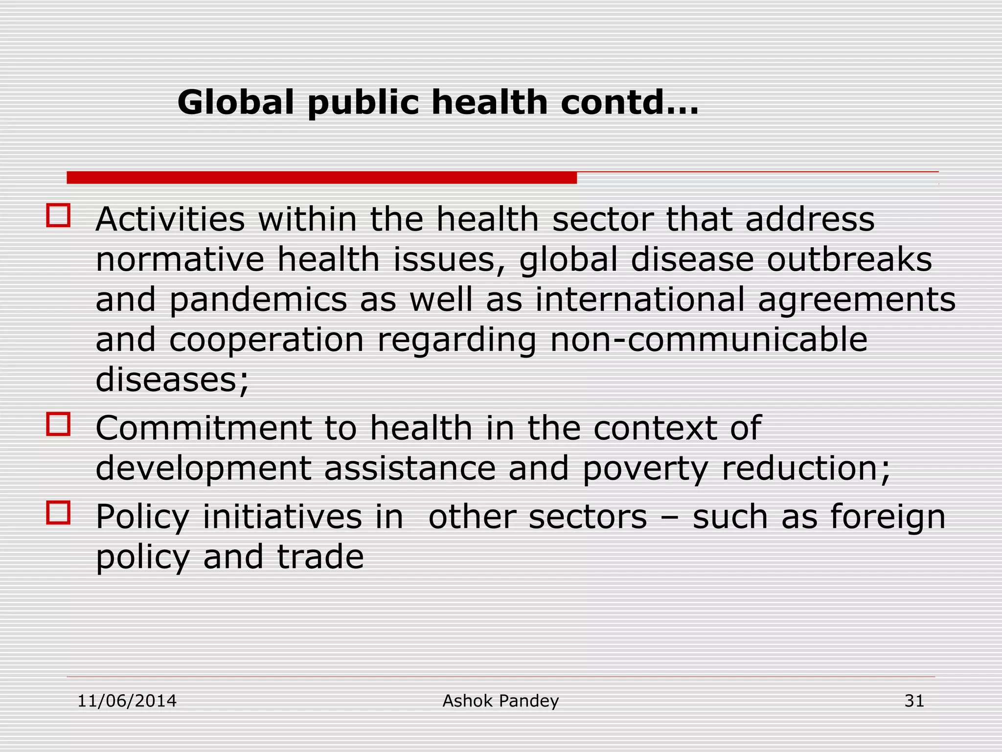 Global health | PPT