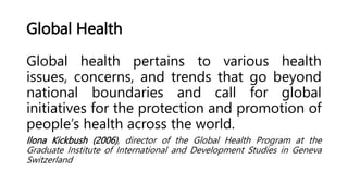 Global Health and the Millenium Development Goals.pptx