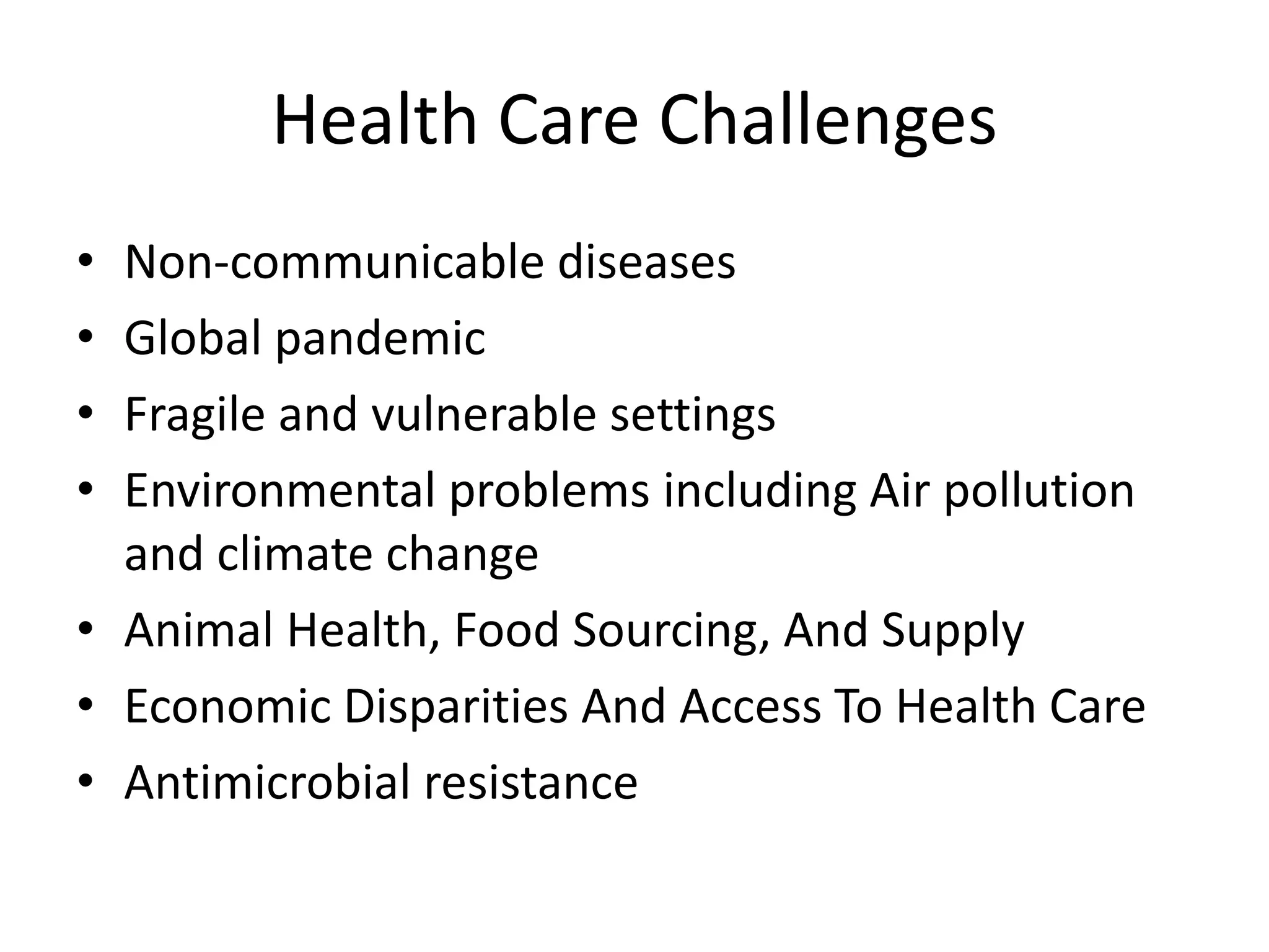Global health care challenges and trends_ besty | PPTX