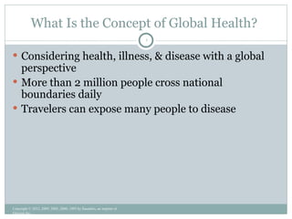 Global Health concepts, insights, and disparities | PPT