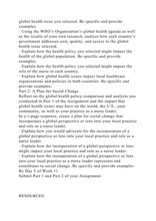 Global Health Comparison Grid TemplateUse this document to c.docx
