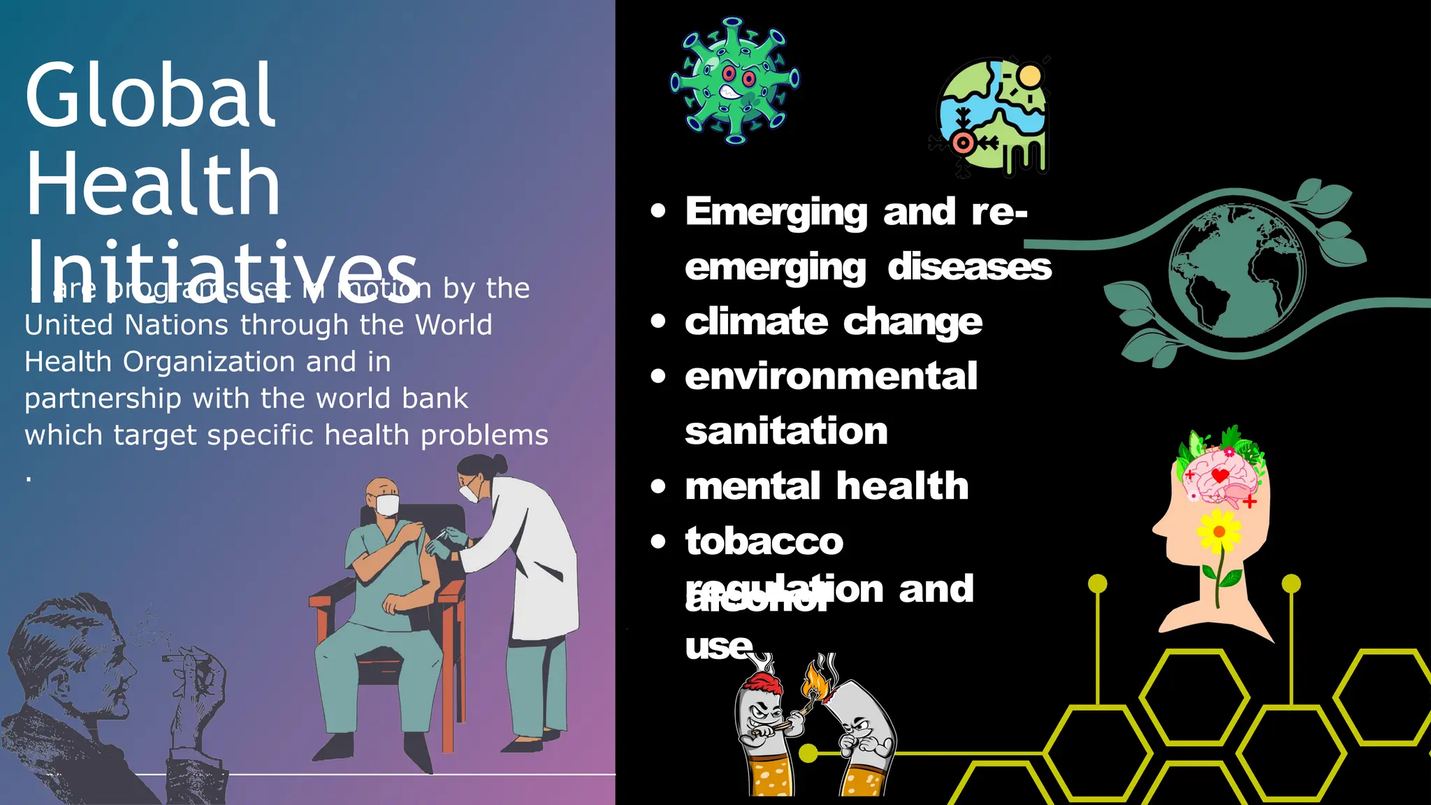 global health initiatives ppt pptppt.pptx | Diseases and Conditions ...