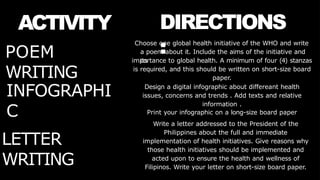 global health initiatives ppt pptppt.pptx | Diseases and Conditions ...