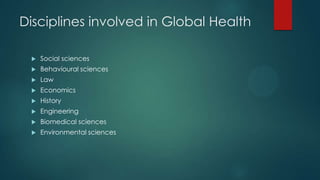 Global health introduction | PPTX