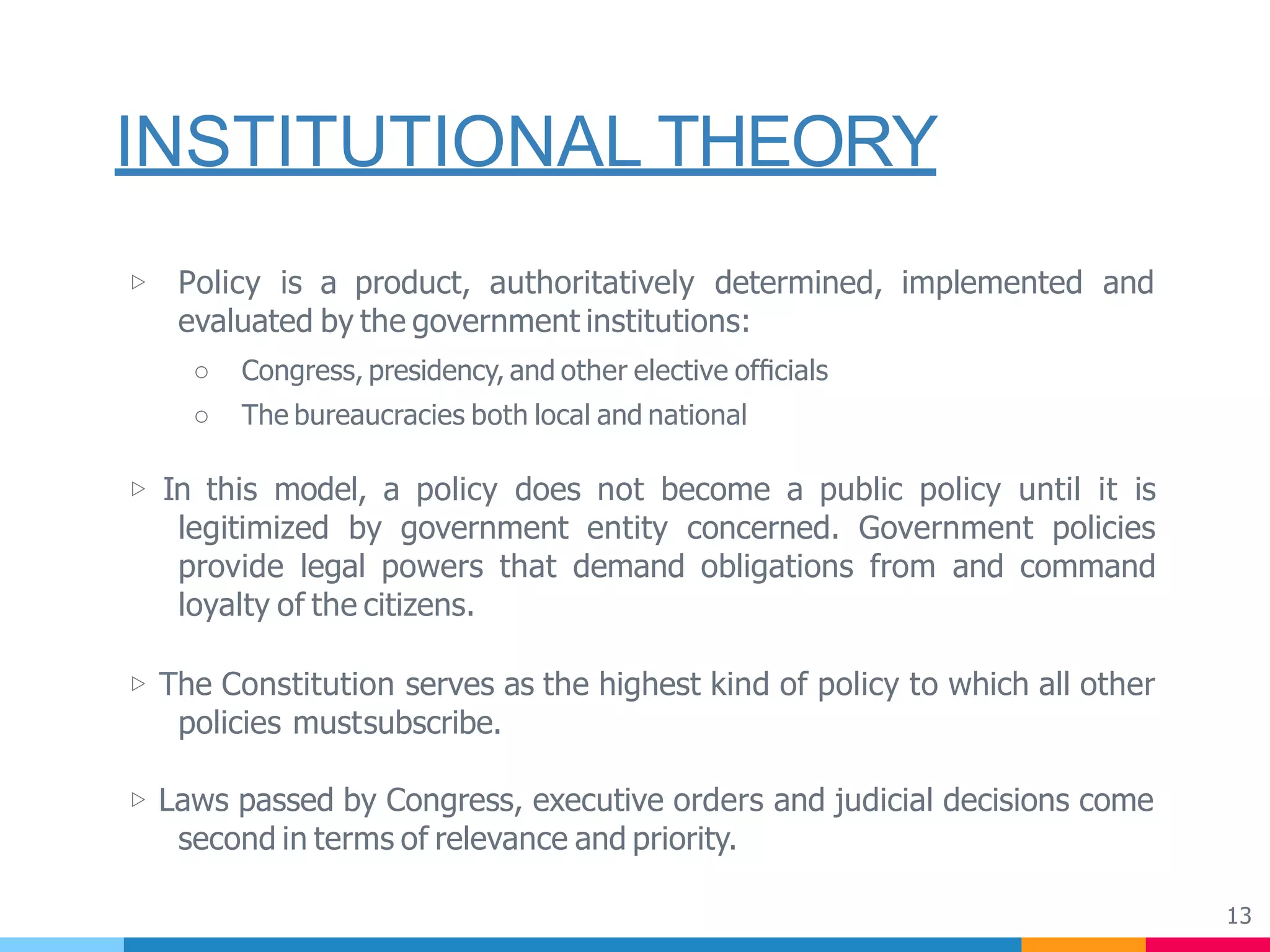 Global health policy and policy analysis | PPTX