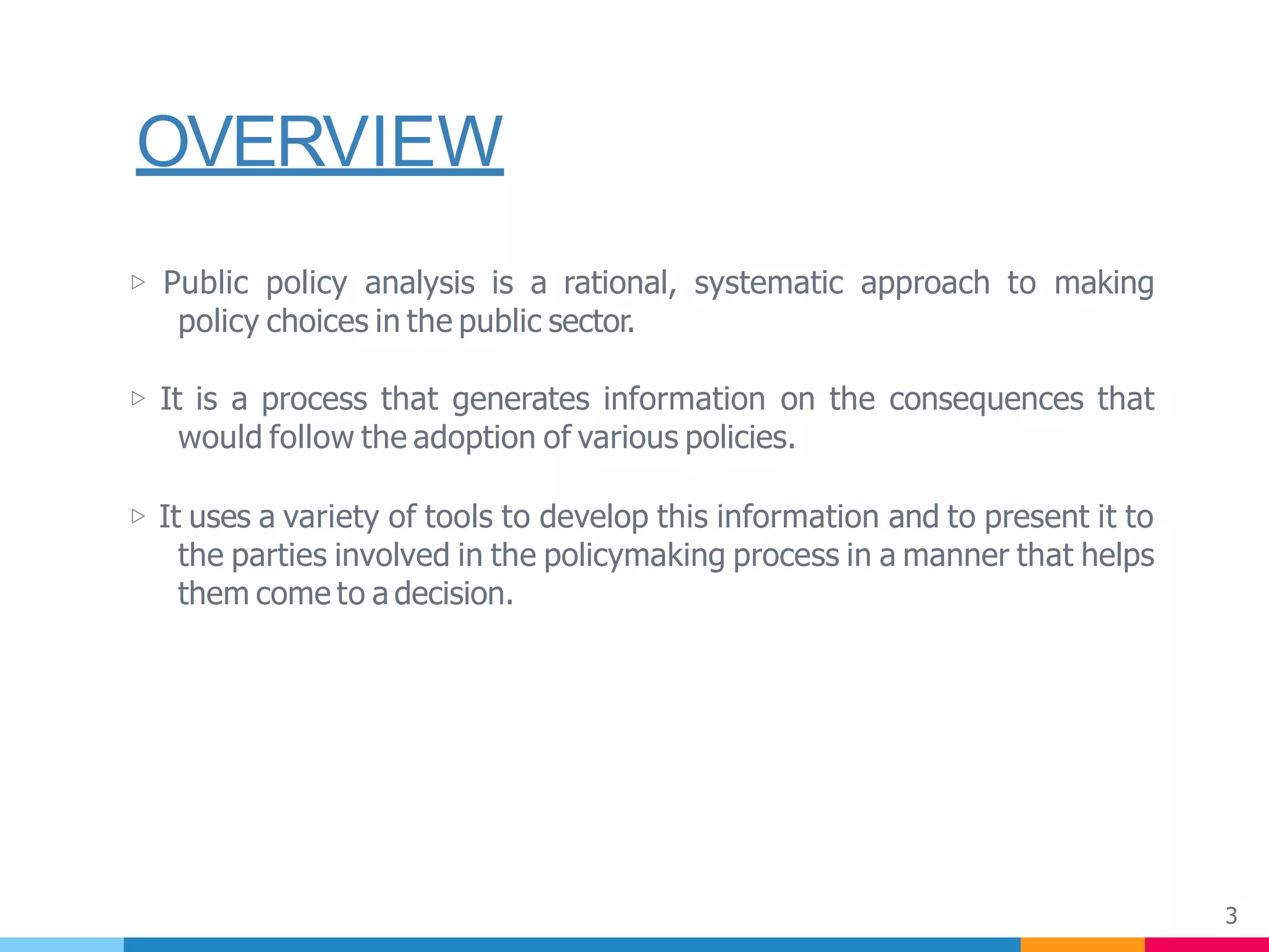 Global health policy and policy analysis | PPTX